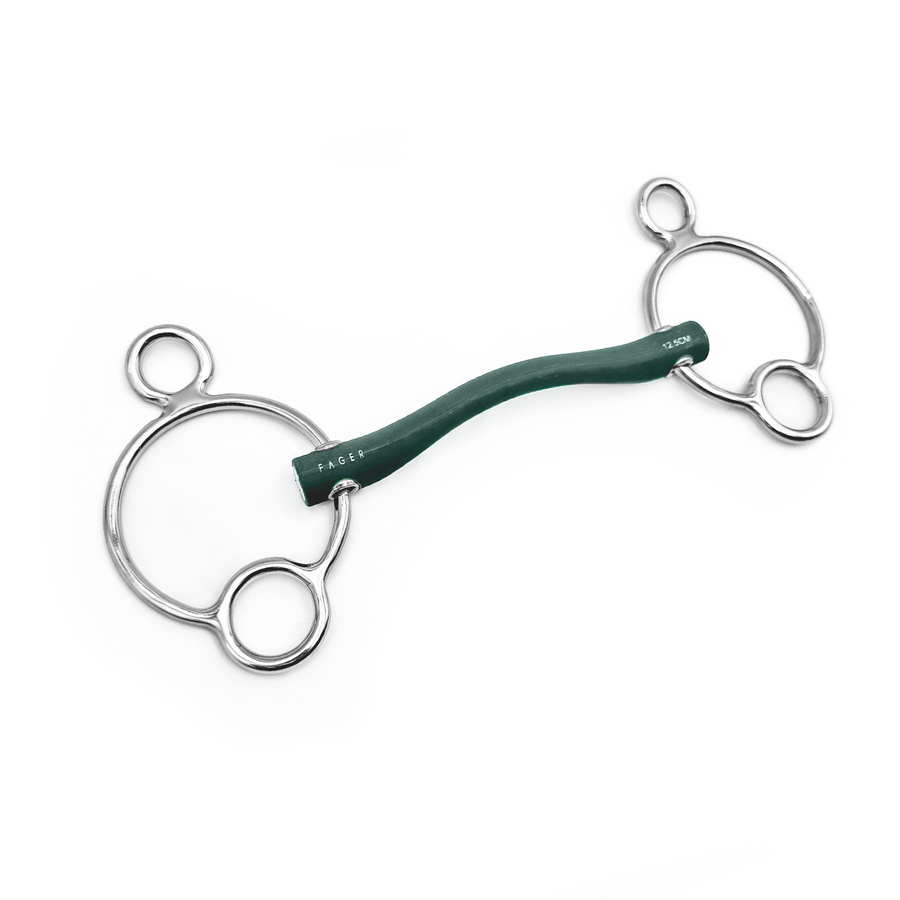 Andrea Soft Rubber bit 2,5 rings | Fager Bits