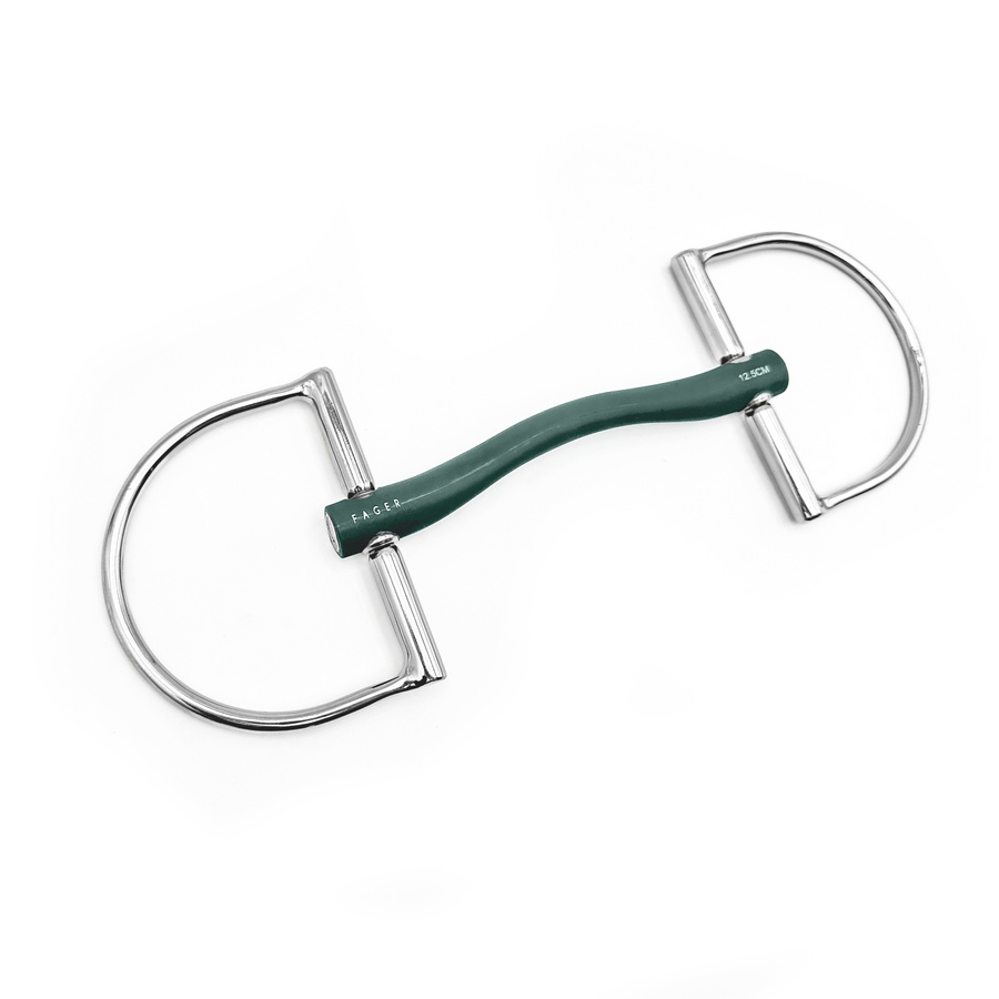 Andrea Soft Rubber bit Dee rings | Fager Bits