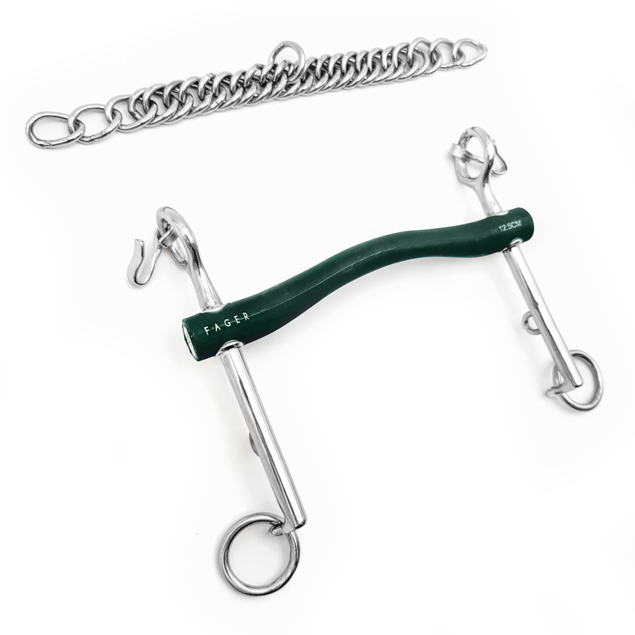 Mors de bride en caoutchouc dur Andrea | Fager Bits