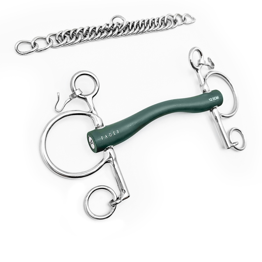 Andrea Soft Rubber bit Baby pelham | Fager Bits