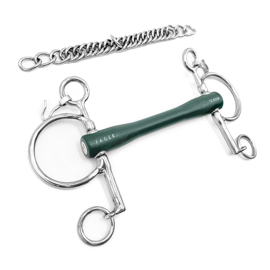 Nicole Soft Rubber bit Baby pelham | Fager Bits