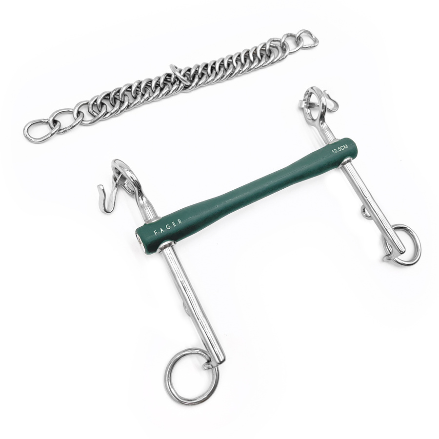 Nicole Soft Rubber bit Weymouth | Fager Bits