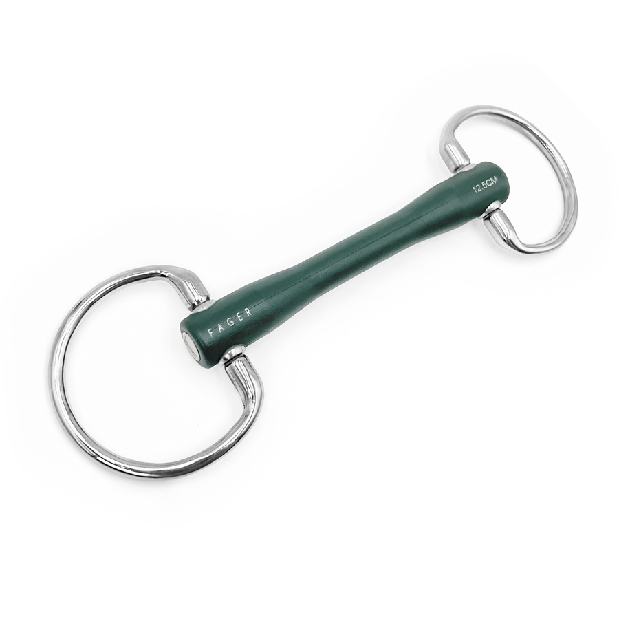 Nicole Soft Rubber bit Fixed rings | Fager Bits