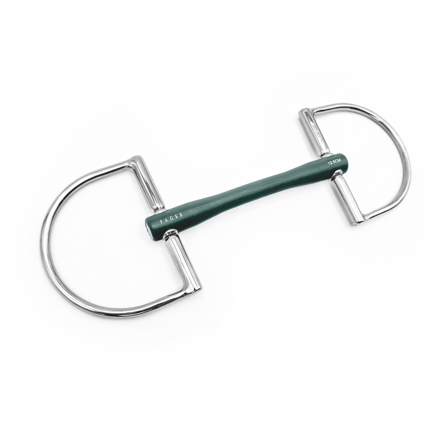 Nicole Soft Rubber bit Dee rings | Fager Bits