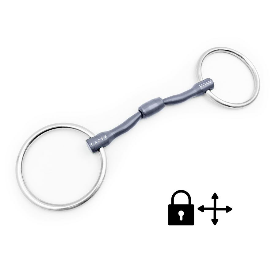 Nina Titanium Barrel Loose rings | Fager Bits