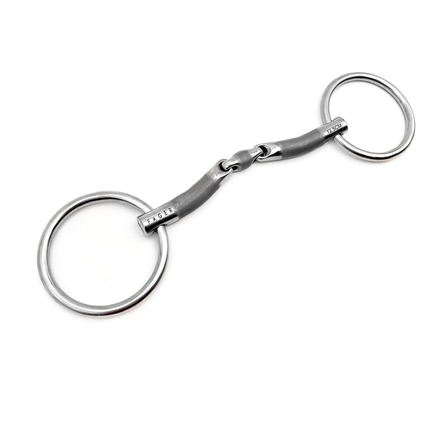 Milton Sweet iron Bradoon Loose rings | Fager Bits
